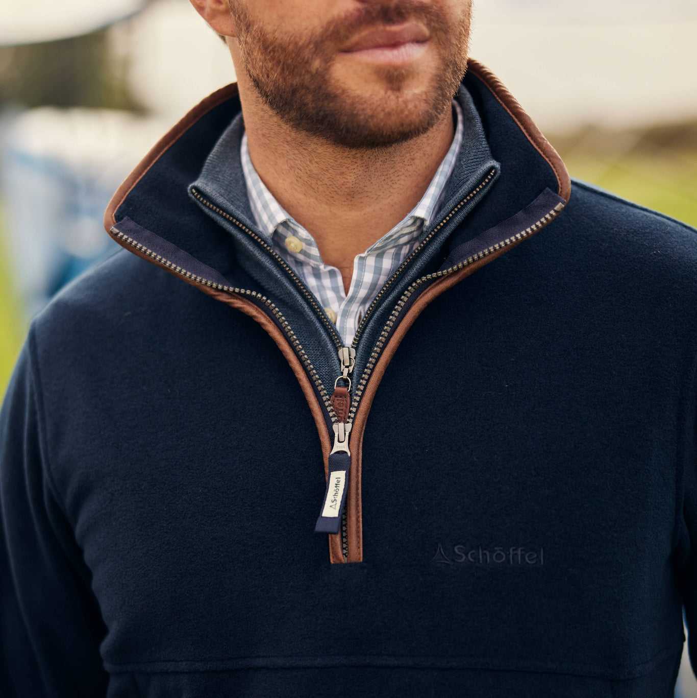 Women's Daisy Linen Dress Navy | Schöffel Country