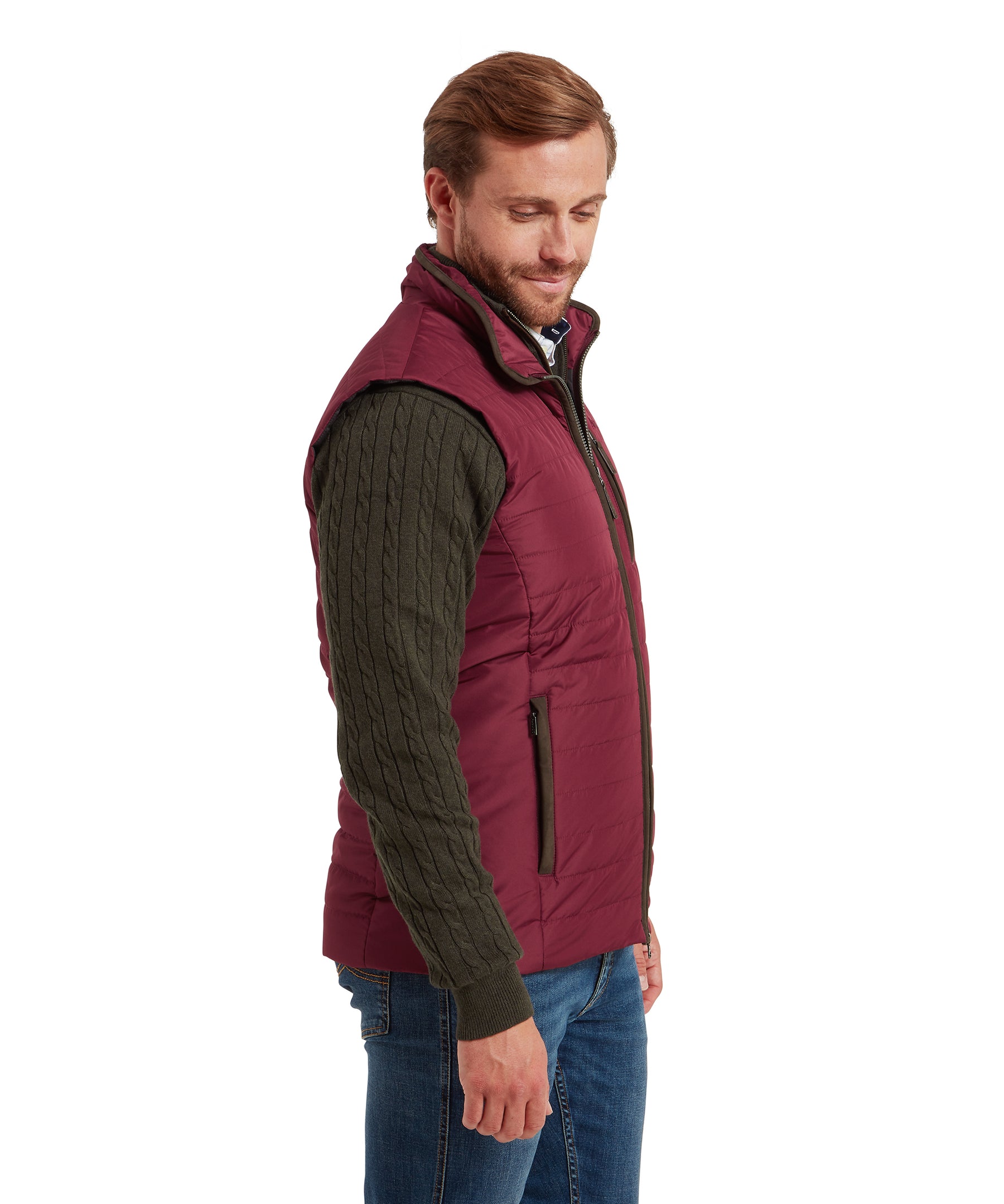 Men's Brora Gilet Red | Schöffel Country