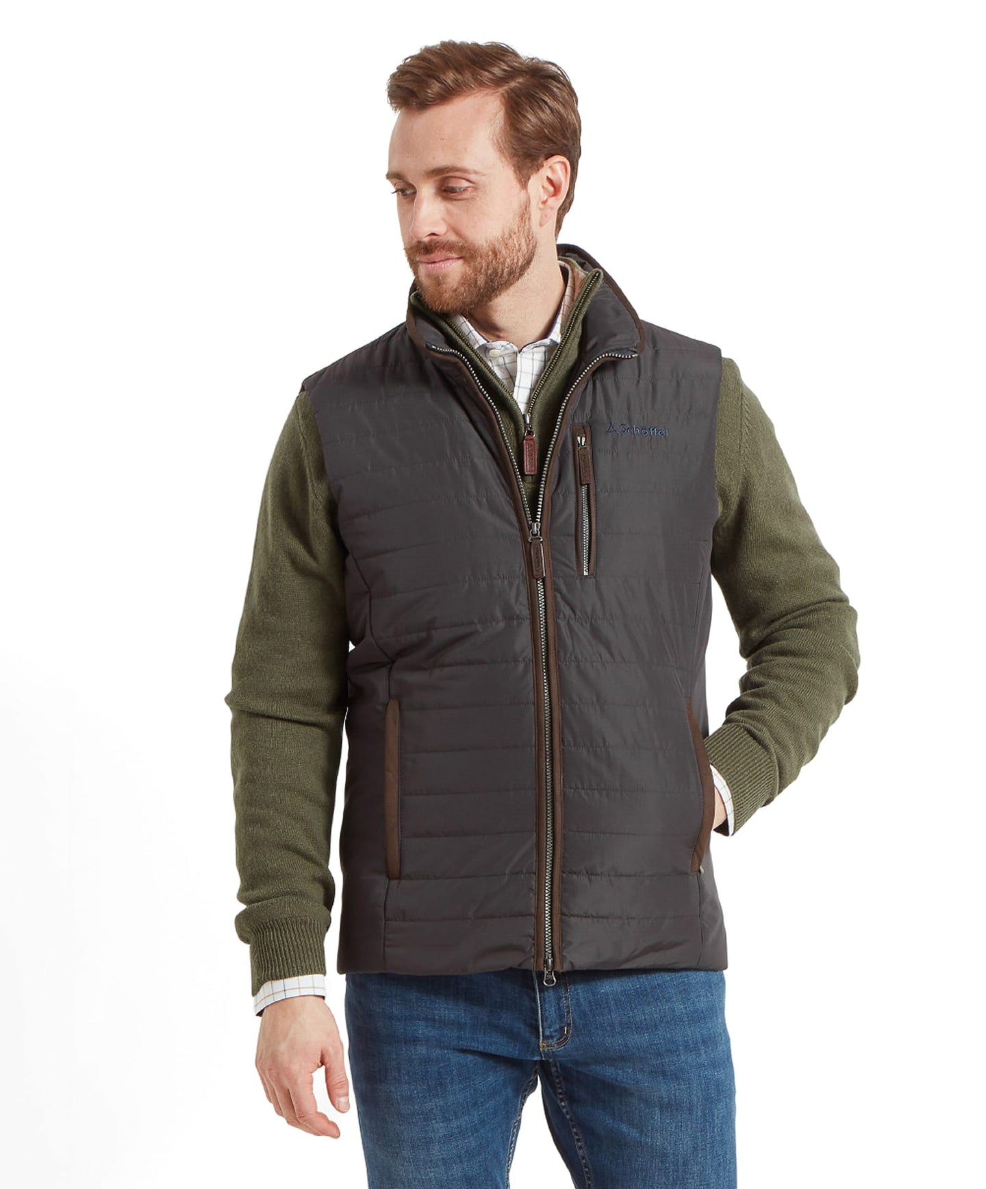 Men's Brora Padded Gilet Grey | Schöffel Country