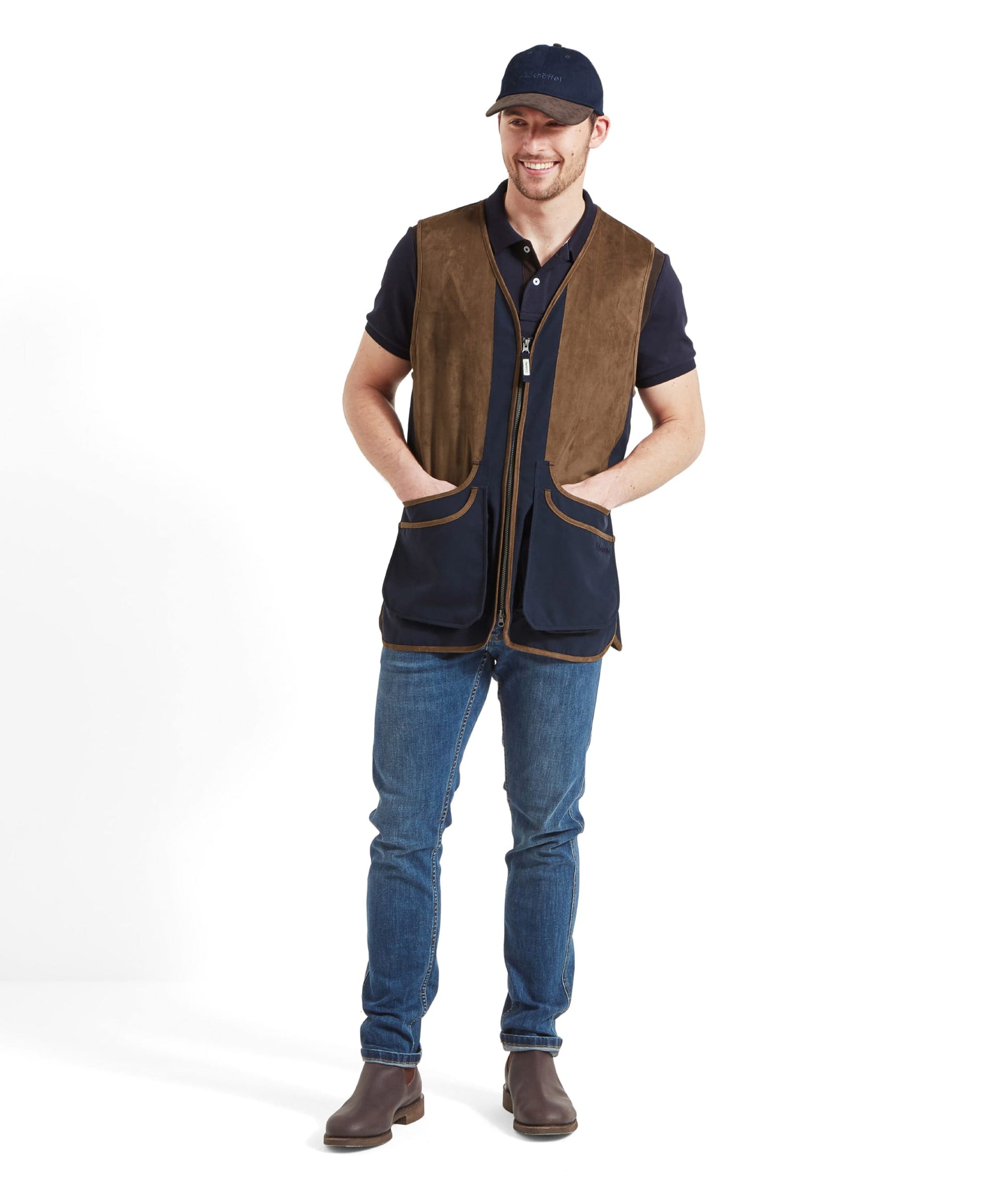 Men's Grimsthorpe Clay Shooting Vest Blue | Schöffel Country