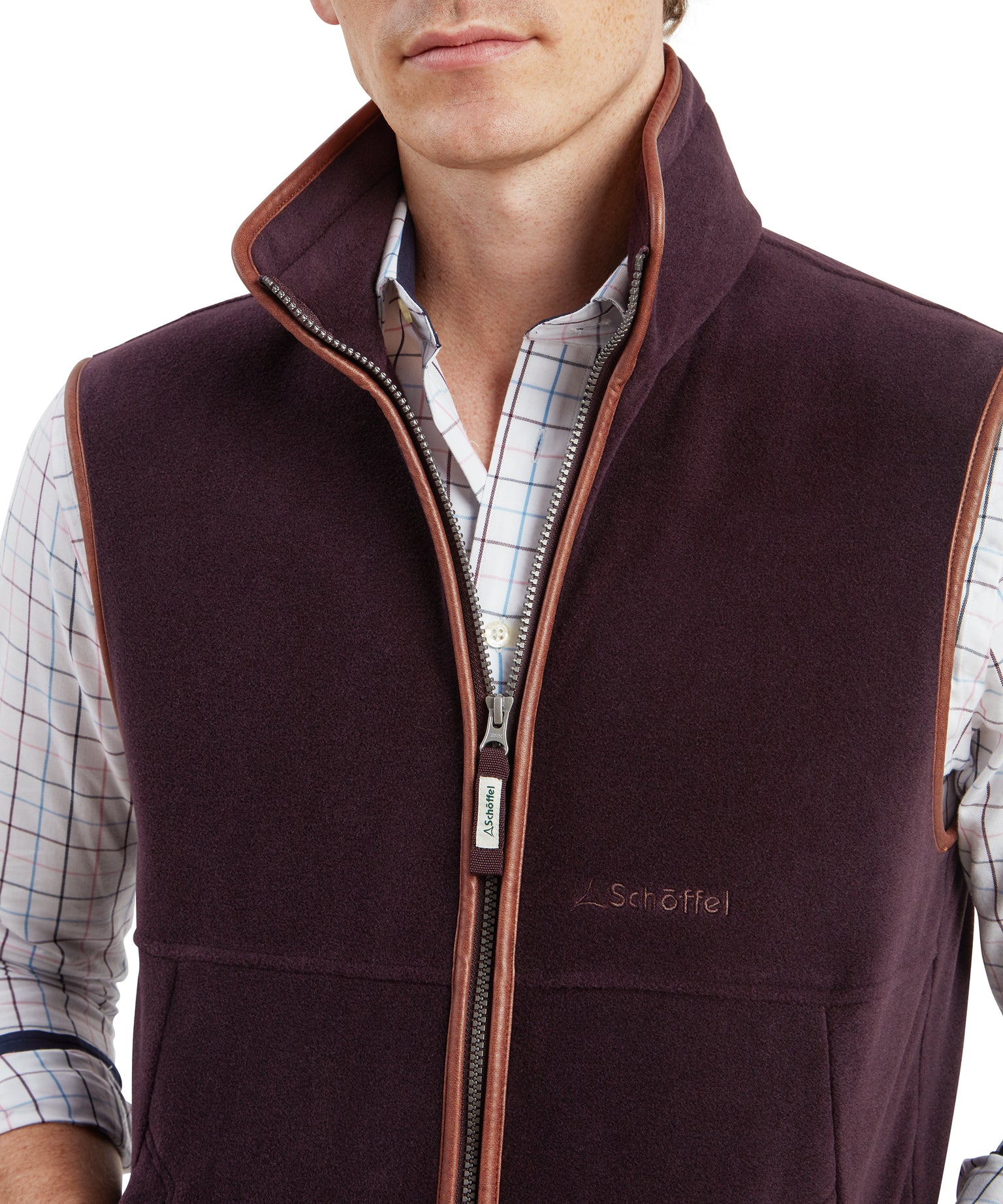 Men's Oakham Fleece Gilet Port Purple | Schöffel Country
