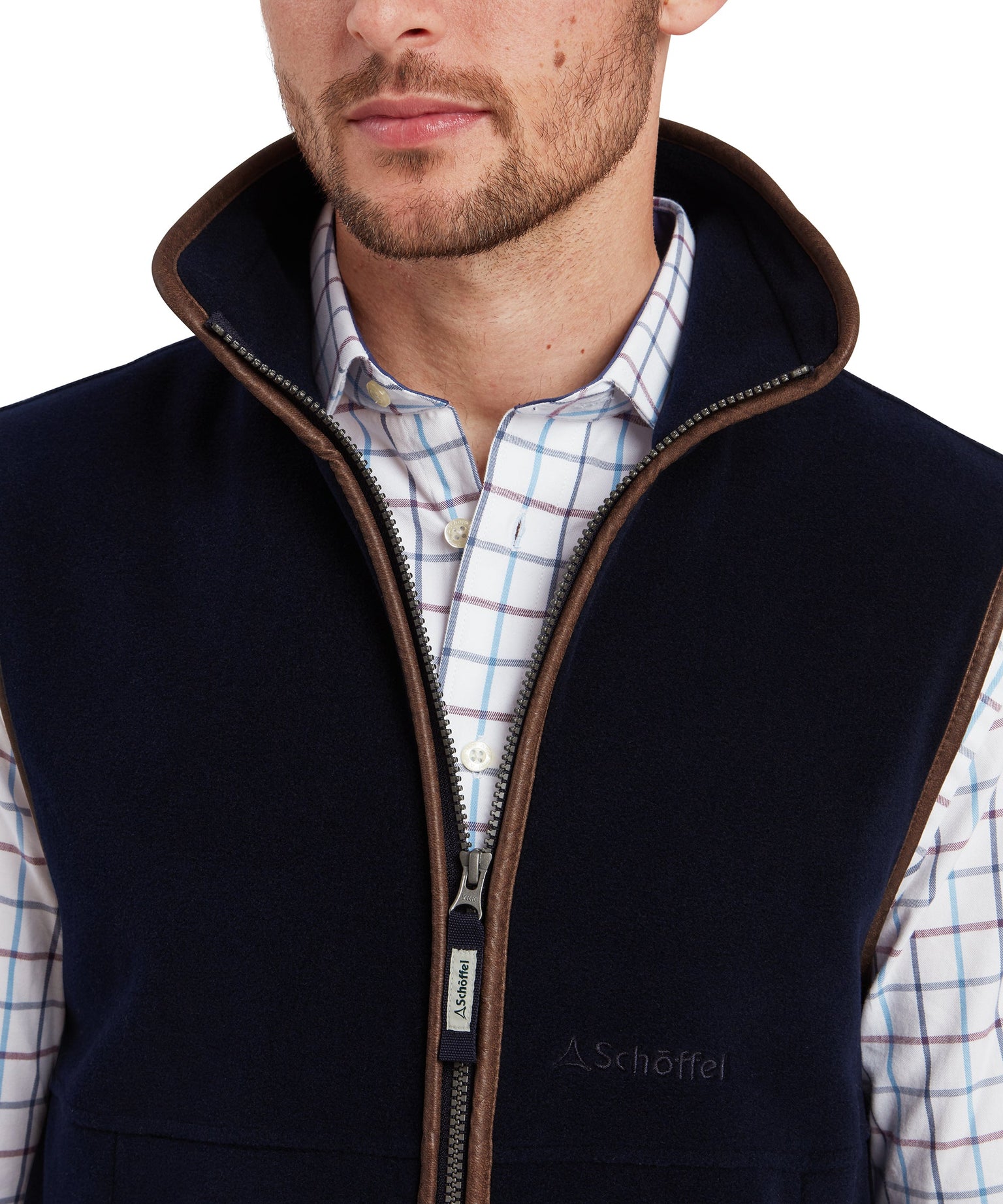 Men's Oakham Fleece Gilet Stone Blue | Schöffel Country
