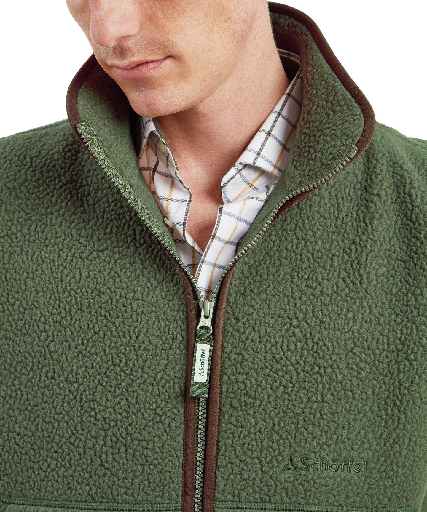 Men's Oakham Retro Fleece Gilet Green | Schöffel Country