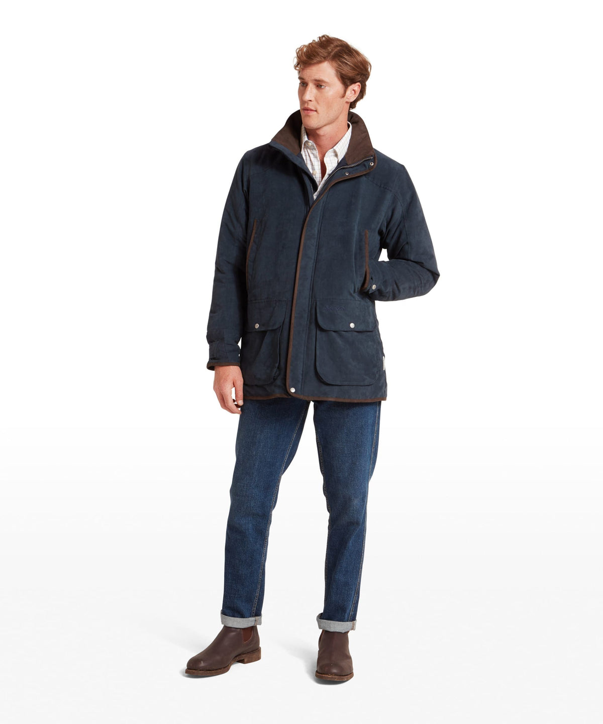 Men's Oundle Country Coat Navy Blue | Schöffel Country