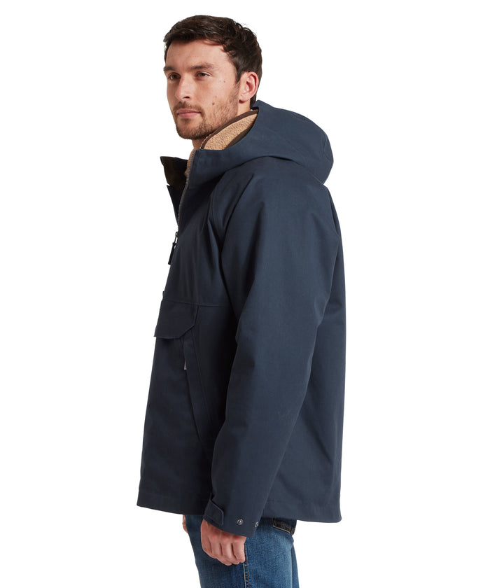 Men's Overton Waterproof Anorak Navy Blue | Schöffel Country