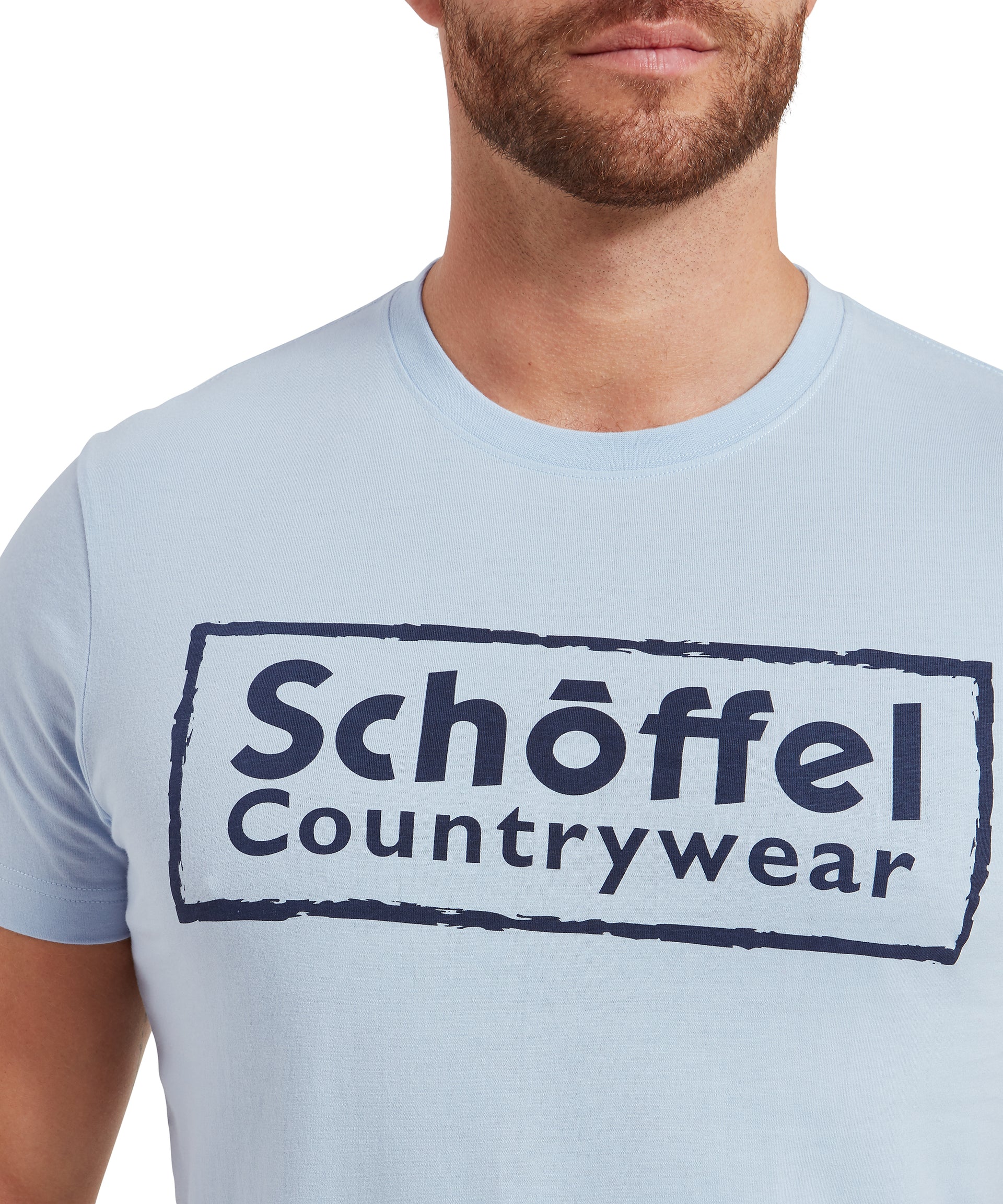 Men's Schoffel Heritage T Shirt Blue | Schöffel Country