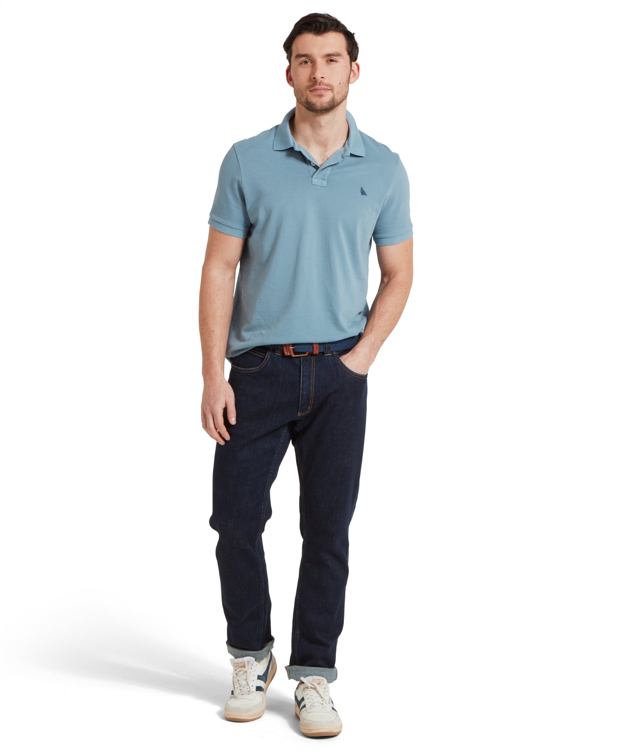 Men's St Ives Garment Polo Shirt Blue | Schöffel Country Men's St Ives Garment Polo Shirt Blue | Schöffel Country