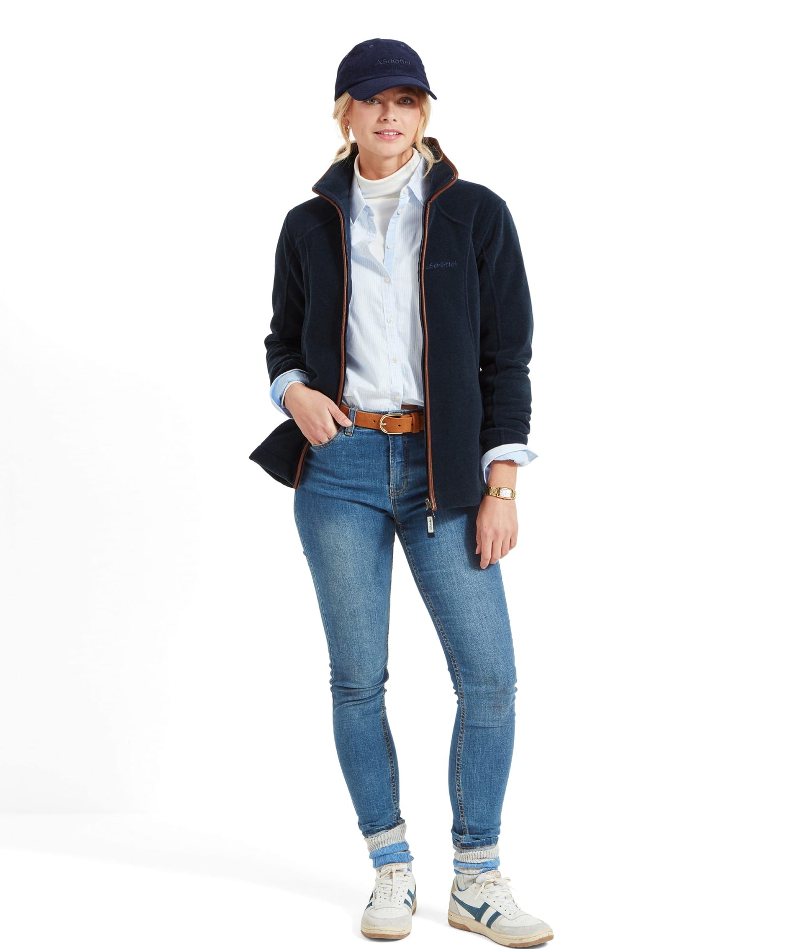 Women's Burley Breathable Fleece Jacket Navy | Schöffel Country