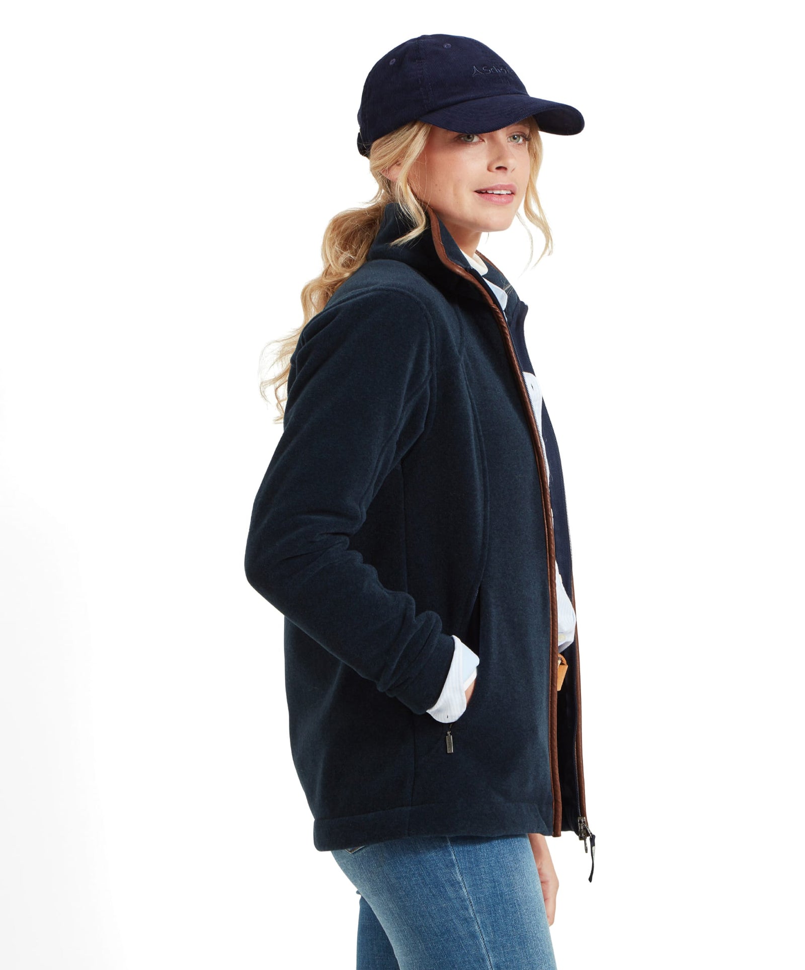 Women's Burley Breathable Fleece Jacket Navy | Schöffel Country