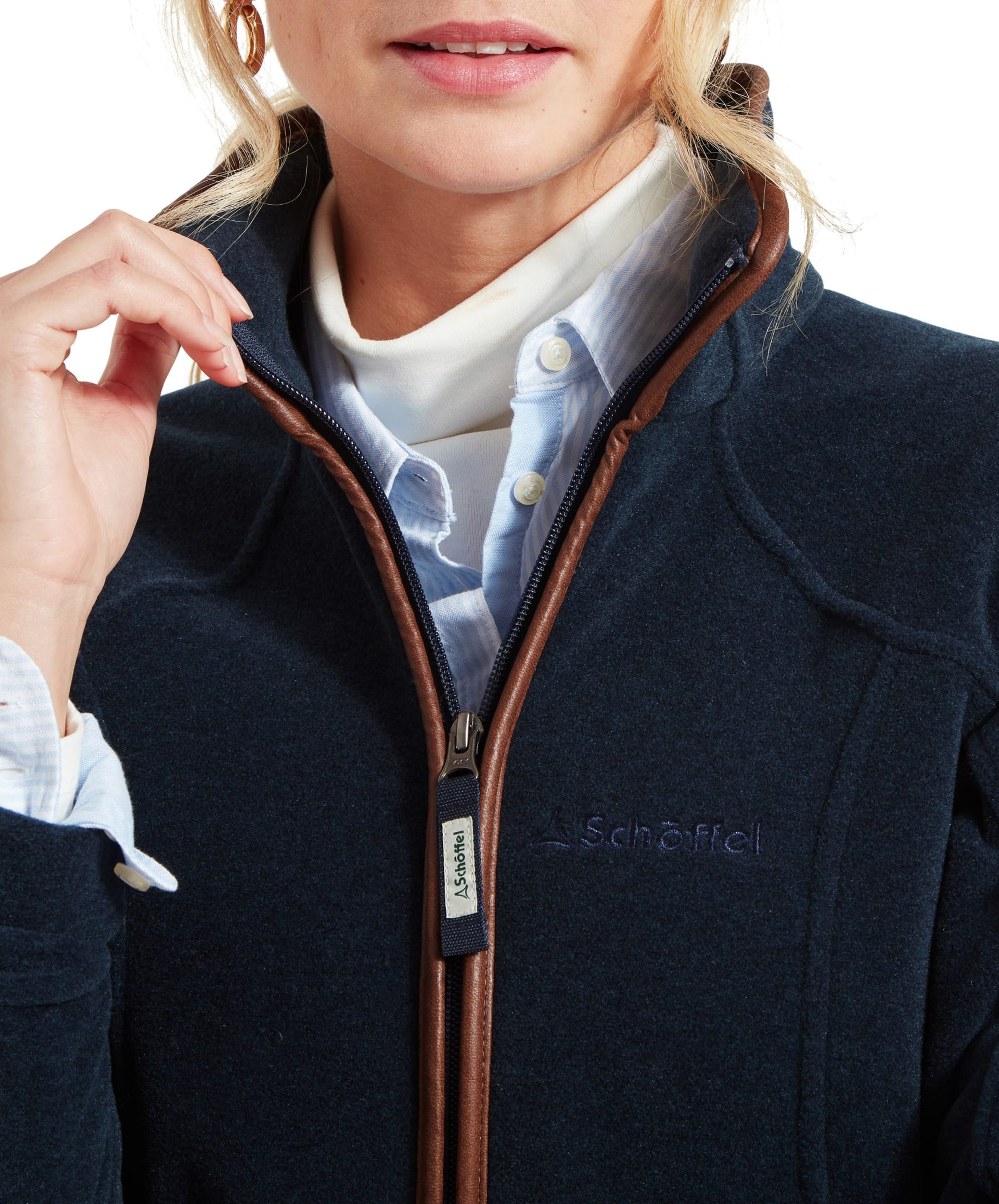 Women's Burley Breathable Fleece Jacket Navy | Schöffel Country