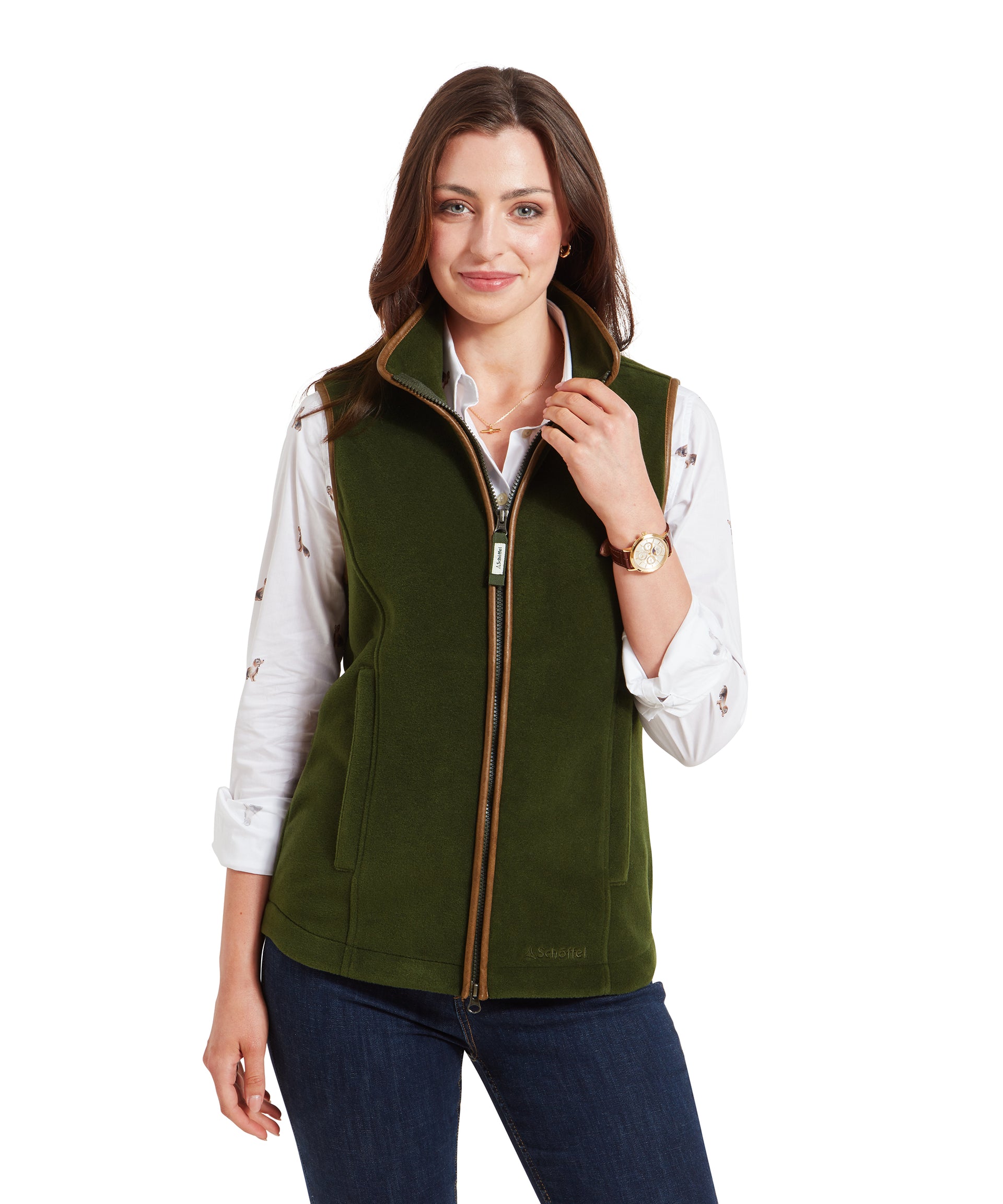 Women's Lyndon Fleece Gilet Forest Green | Schöffel Country