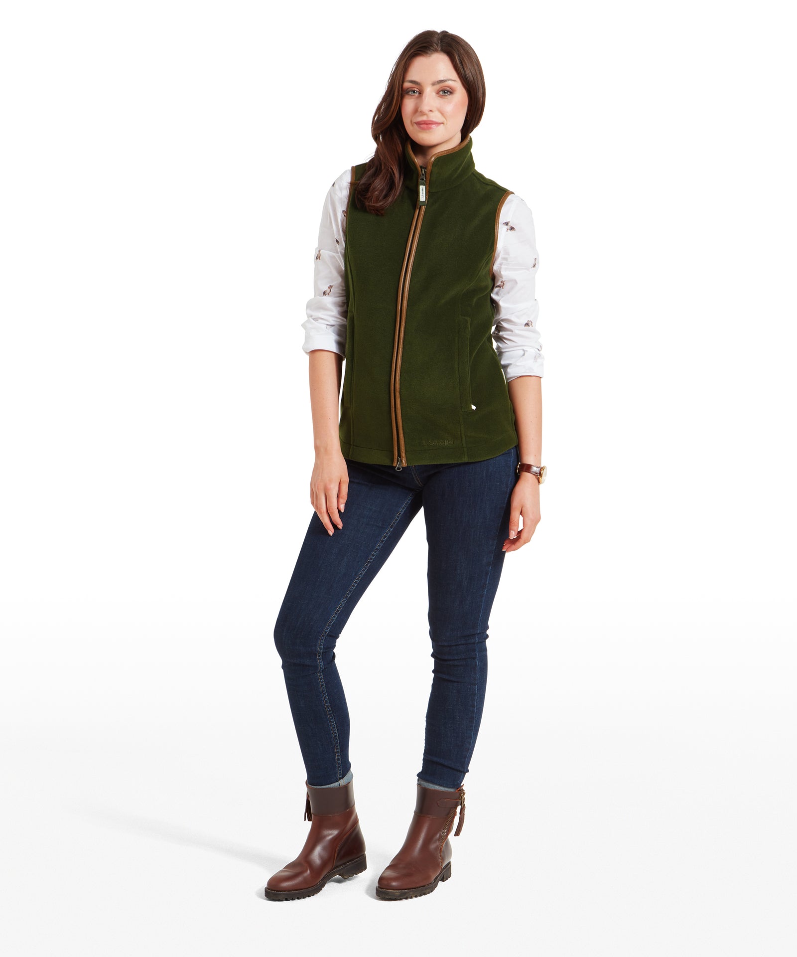 Women's Lyndon Fleece Gilet Forest Green | Schöffel Country