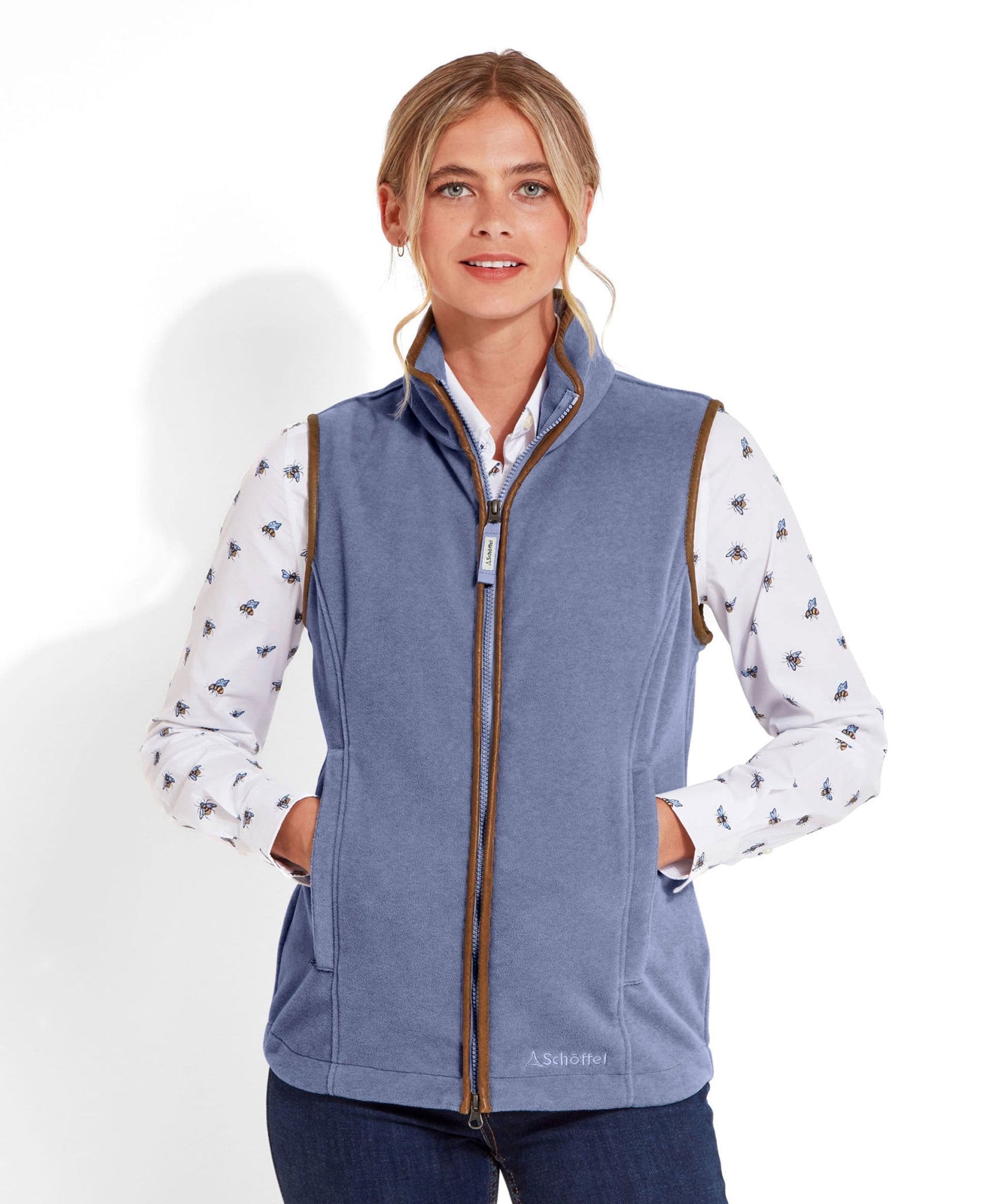 Women's Lyndon Fleece Gilet Stone Blue | Schöffel Country