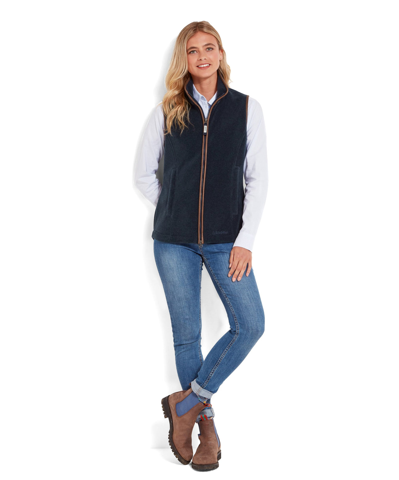 Women's Lyndon Fleece Gilet Petrol Blue | Schöffel Country