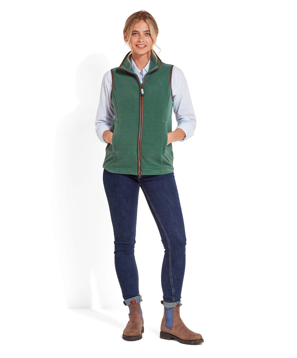 Women's Lyndon Fleece Gilet Duck Egg | Schöffel Country