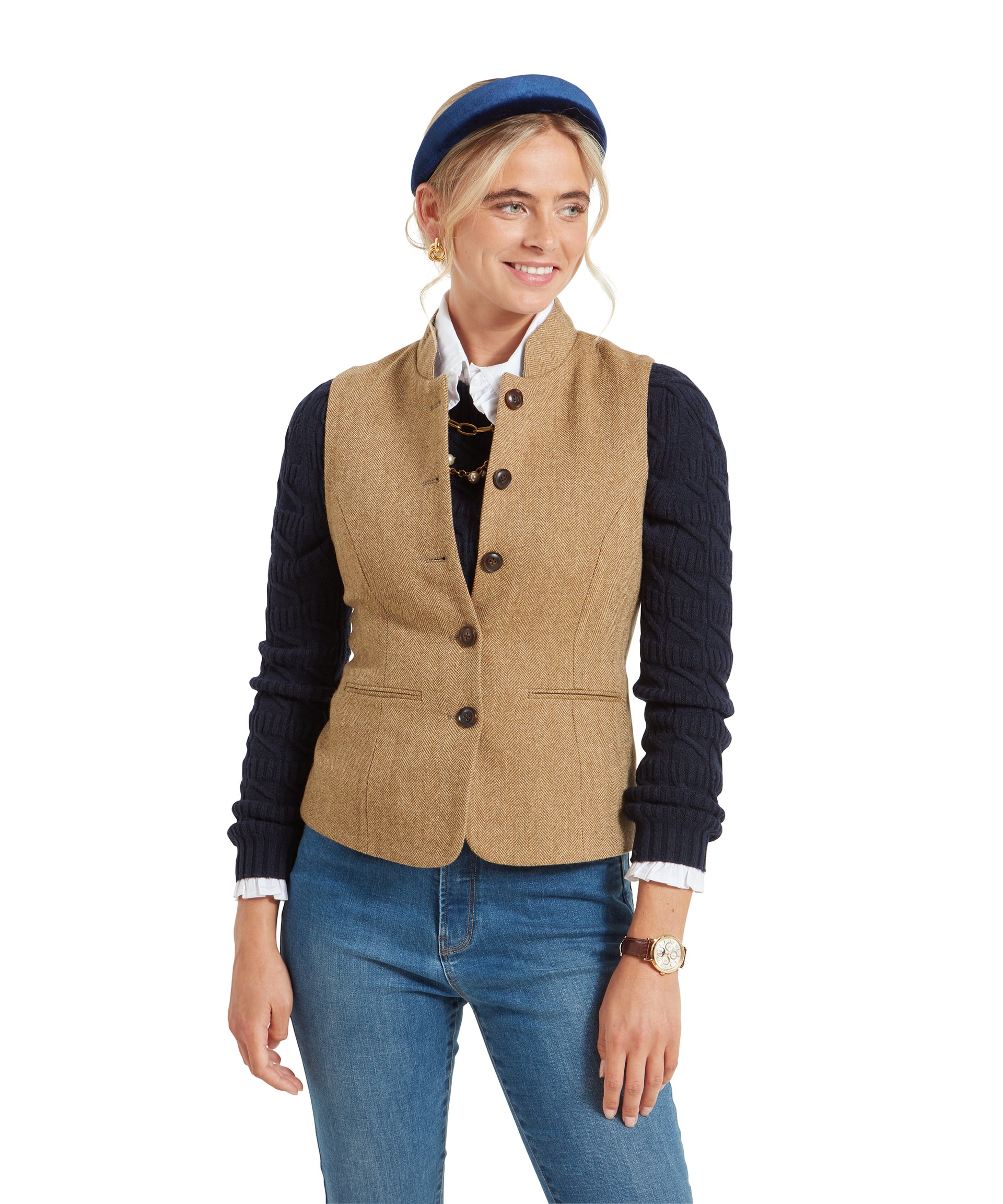 Women's Millport Oak Tweed Waistcoat | Schöffel Country