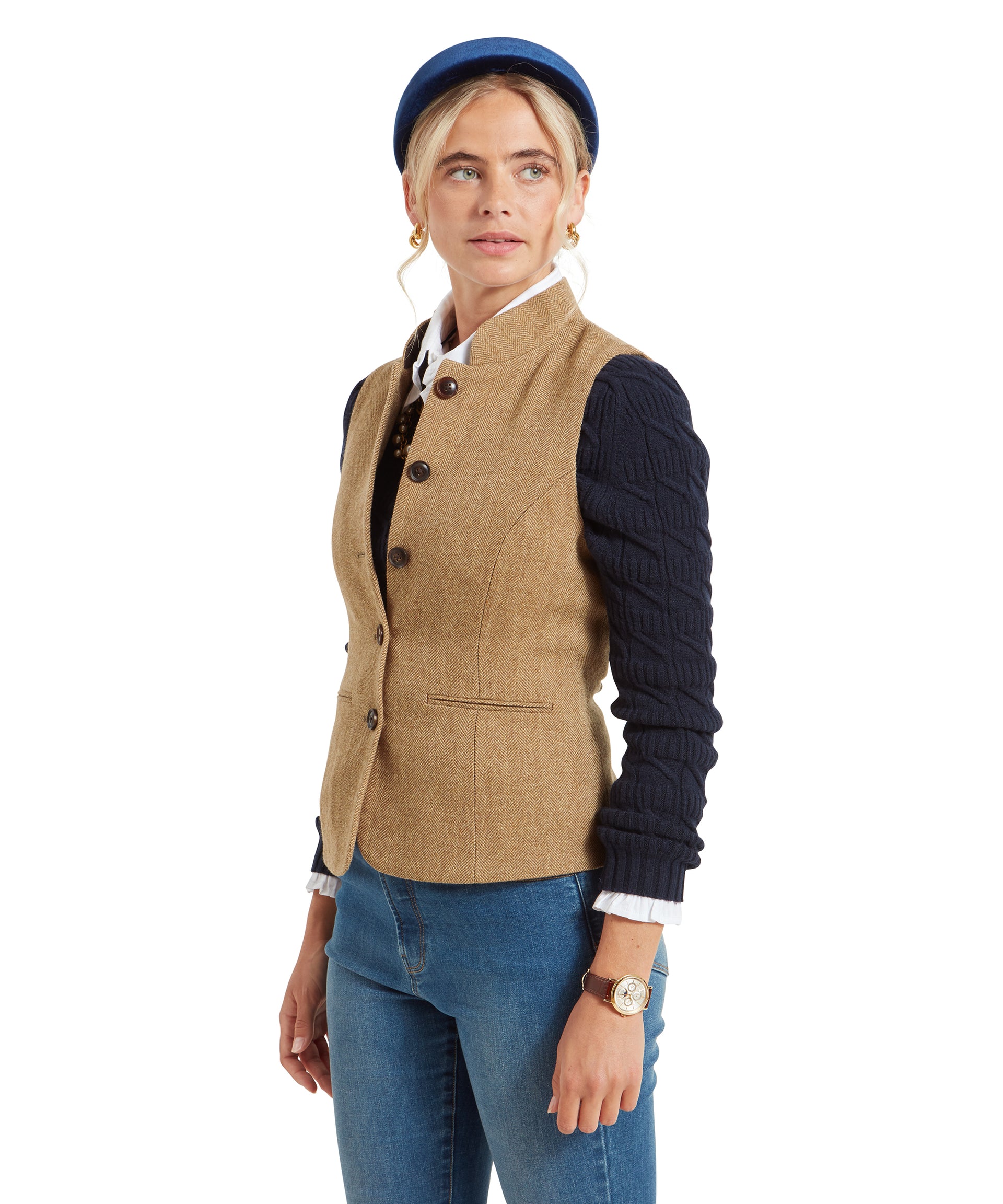 Women's Millport Oak Tweed Waistcoat | Schöffel Country