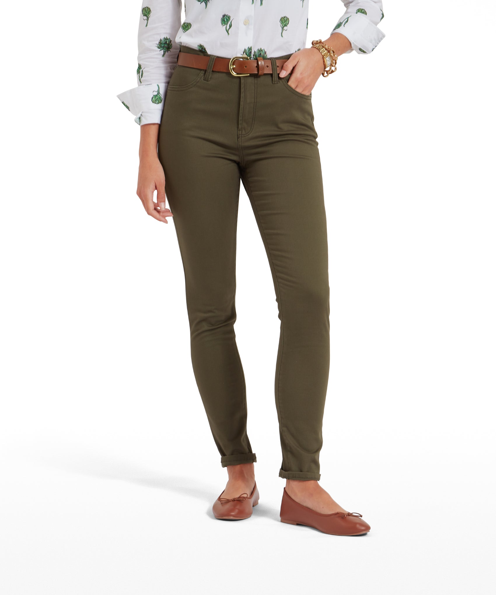 Women's Poppy Jeans Loden Green | Schöffel Country