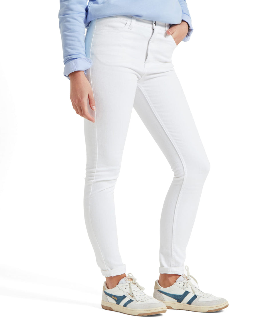 Women's Poppy Jeans White Denim | Schöffel Country