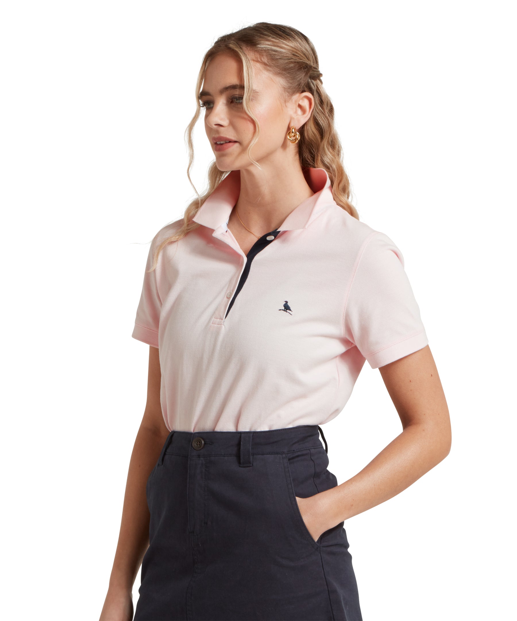 Women's St Ives Polo Shirt Pale Pink | Schöffel Country