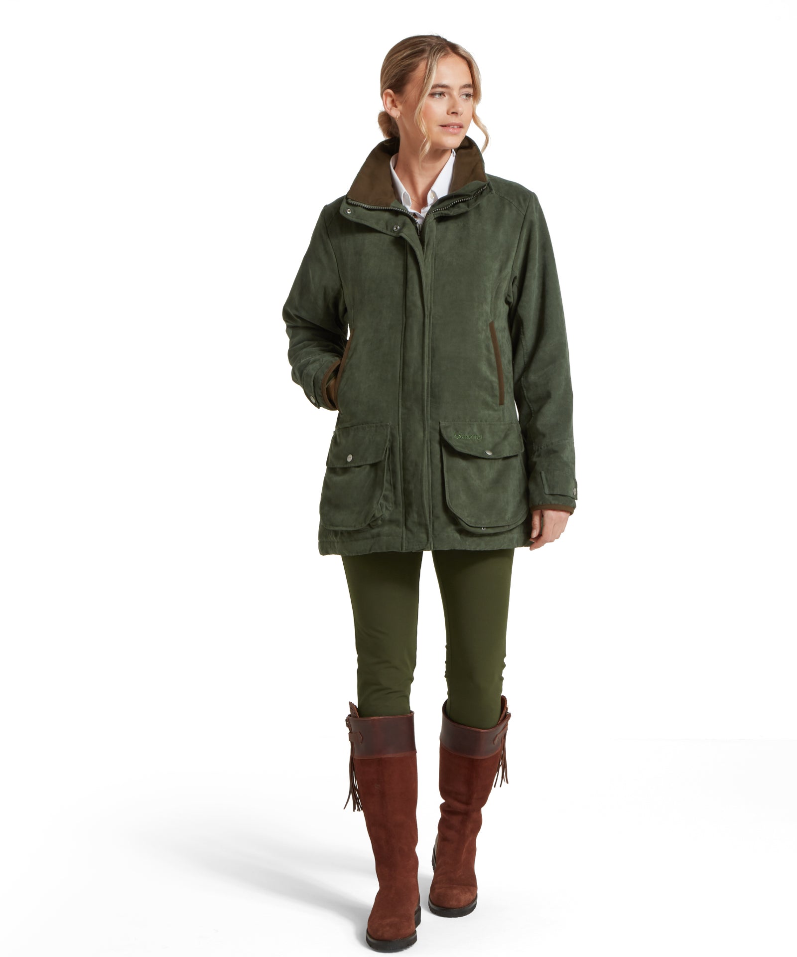 Women's Teal Shooting Coat Green | Schöffel Country